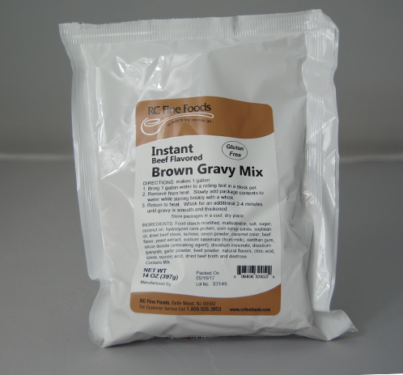 Gluten-Free Instant Brown Gravy Mix - RC Fine Foods